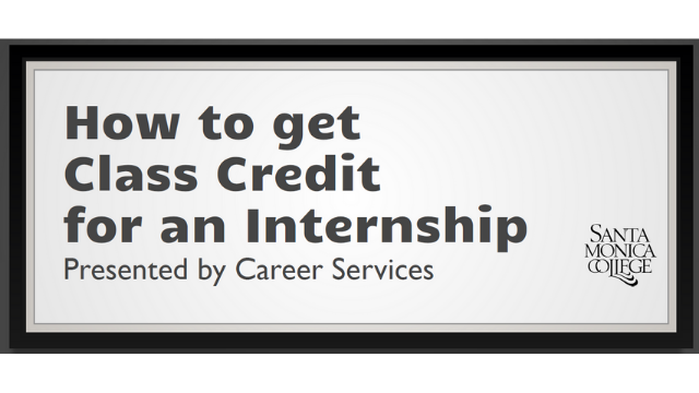 Welcome to the SMC Internship Program - Santa Monica College